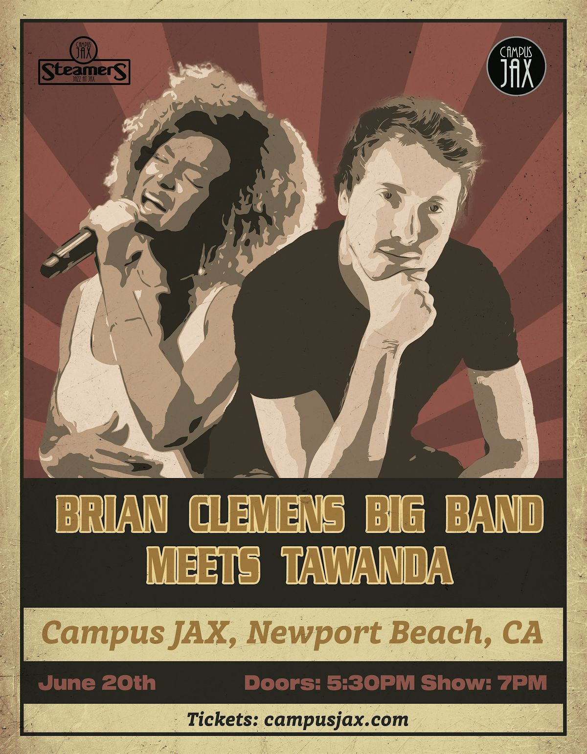 Brian Clemens Big Band Meets Tawanda, Campus JAX, Newport Beach, 20 ...