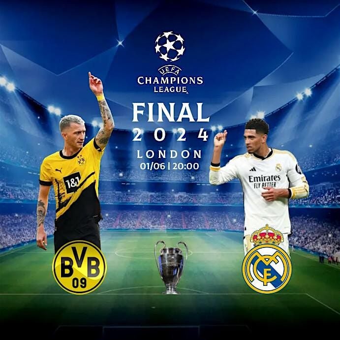 Champions League Final Borussia Dortmund Real Madrid Argyle Reserve