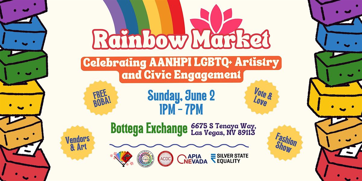 Rainbow Market, Bottega Exchange, Las Vegas, 2 June 2024 | AllEvents