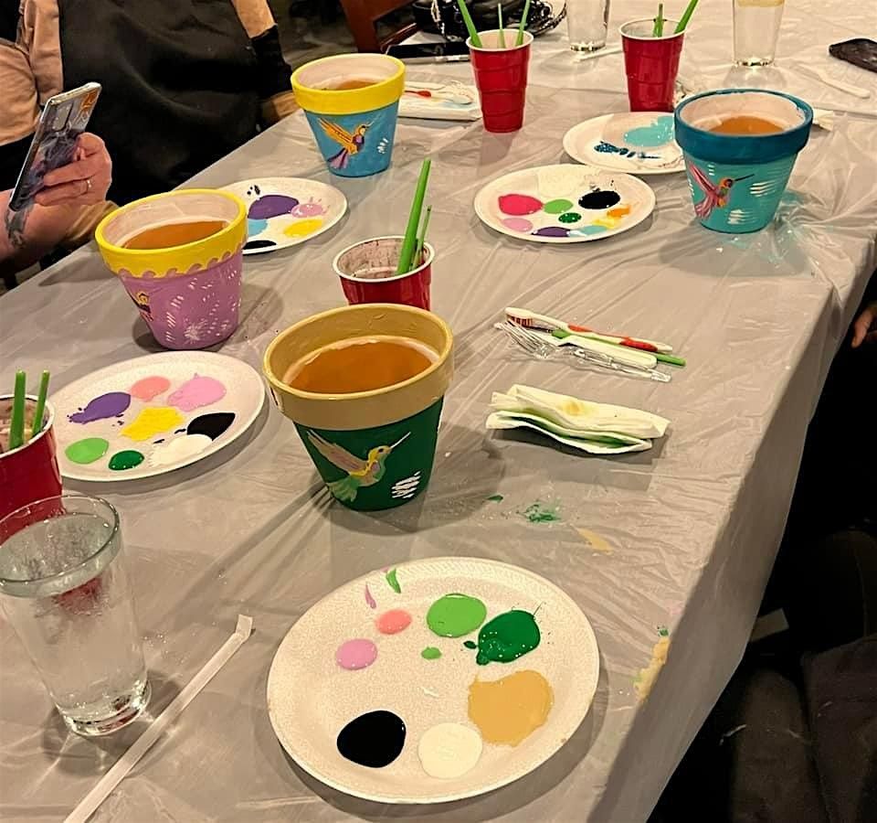 Garden Gala: Paint Your Pots with Gs Paint & Sip @Cheffys Cafe, Cheffys ...