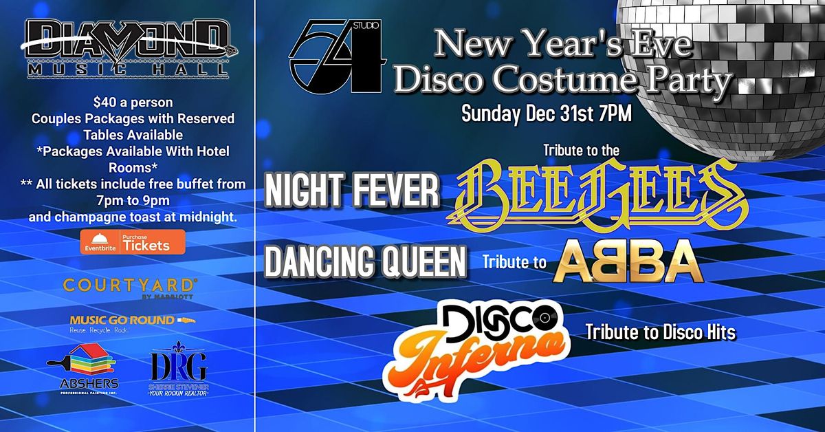 New Years Eve Disco Party at Diamond Music Hall, Diamond Music Hall ...