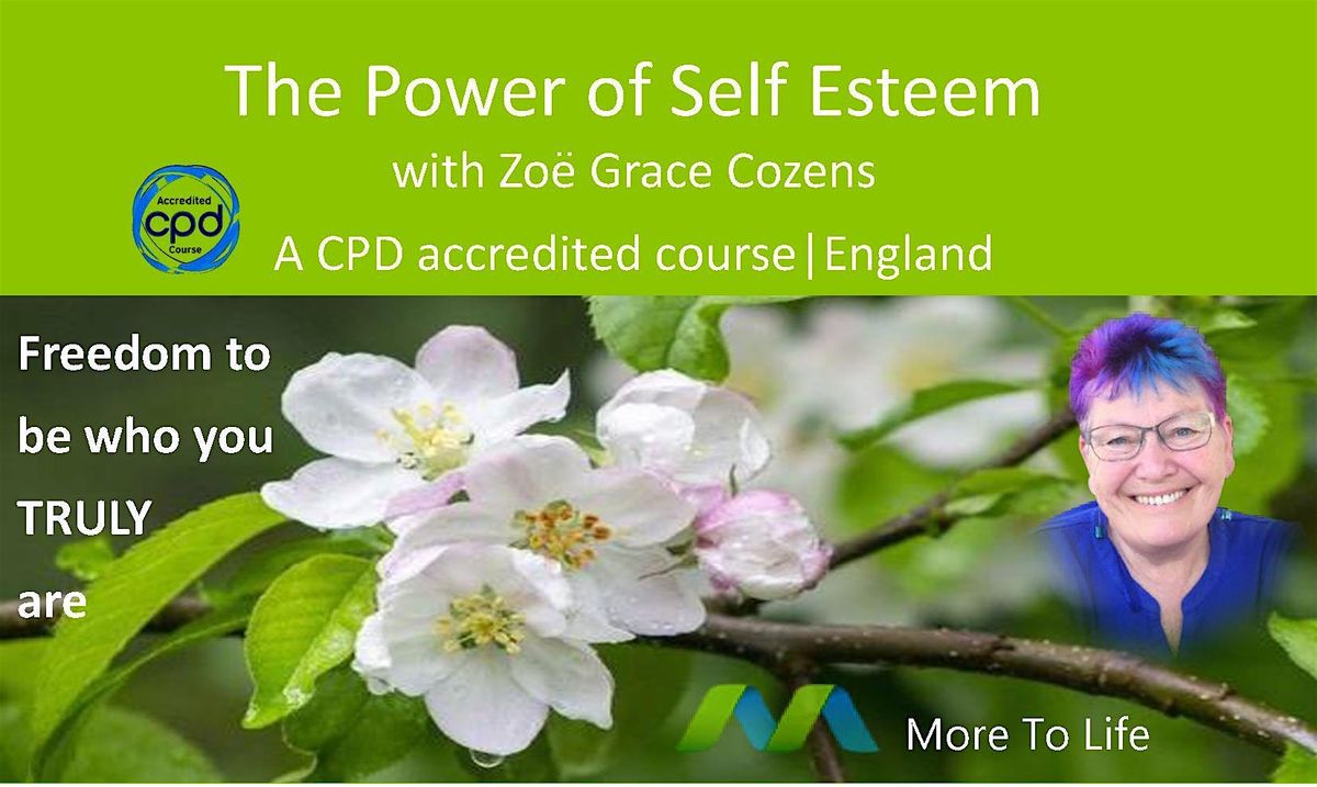Power of Self Esteem in Totnes on June 8 &9 Free preview on 8th May ...
