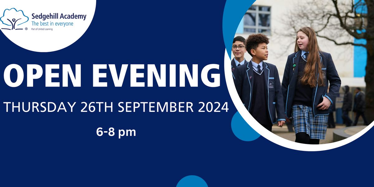 Open Evening, Sedgehill Academy, London, 26 September 2024 | AllEvents