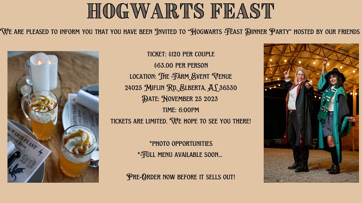 Hogwarts Feast Dinner Party: Part 2, 24025 Miflin Rd, Elberta, 25 ...