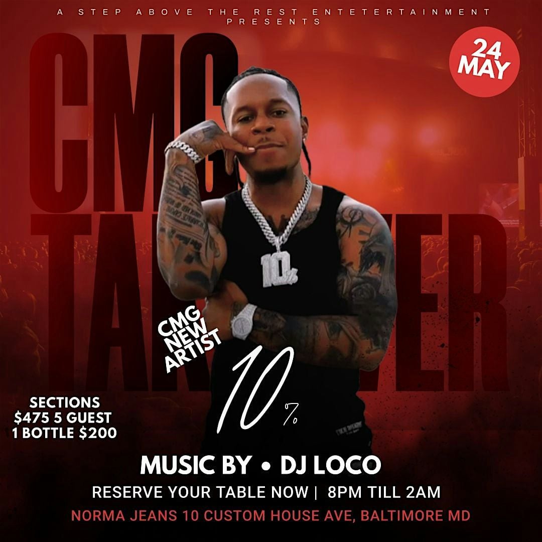 MEMORIAL DAY WEEKEND DAY PARTY WITH CMG ARTIST 10 PERCENT, The House of ...