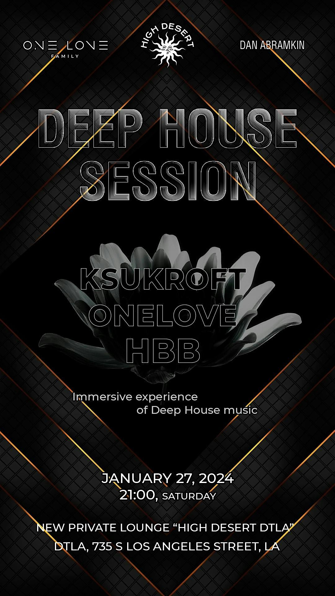 Deep House Session, High Desert, South Los Angeles Street, Лос-Анджелес ...