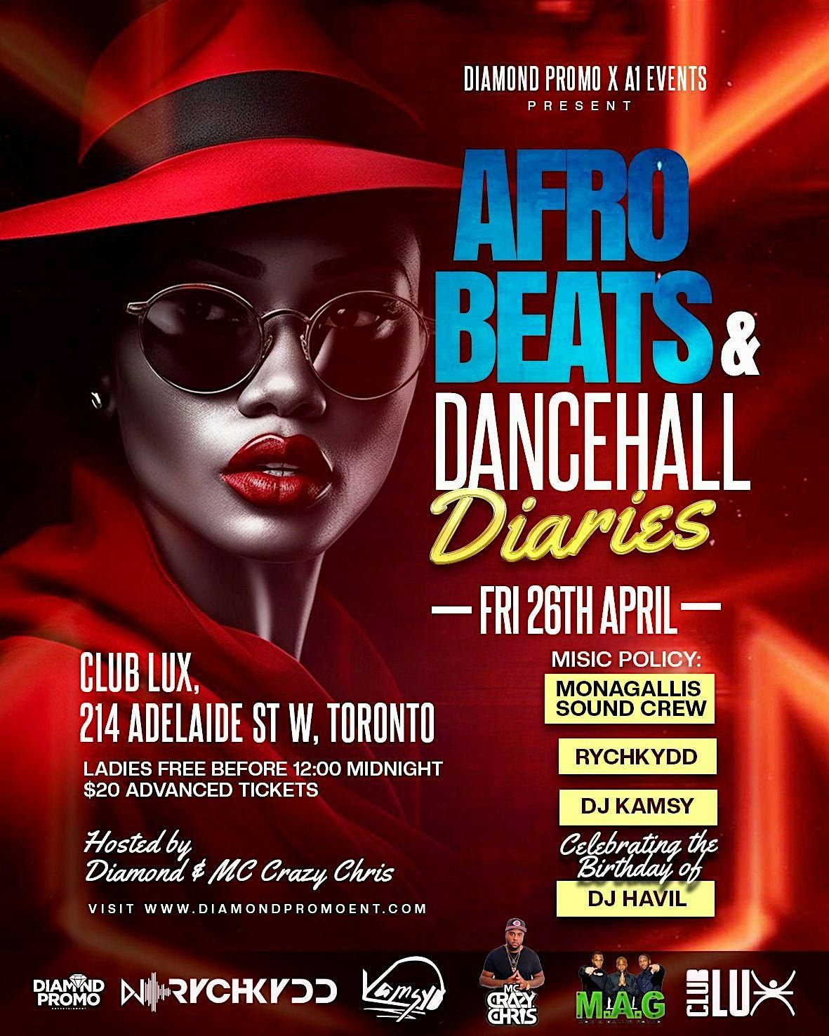Afrobeats and Dancehall Diaries, Club Lux - Toronto’s Ultimate ...