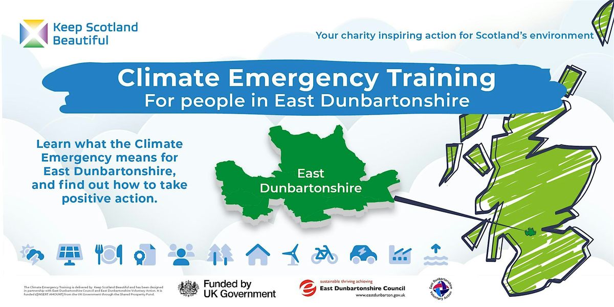 FREE Climate Emergency Training: East Dunbartonshire, Bearsden , 11 ...