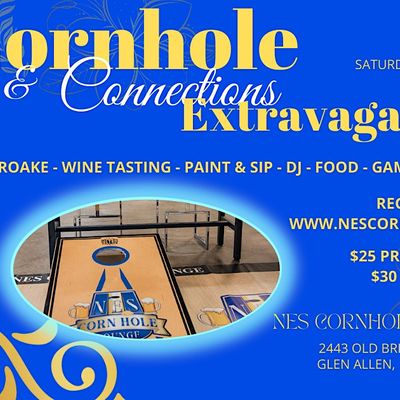 Cornhole & Connections Extravaganza!, NES Cornhole Lounge, Old Brick Road, Glen Allen, VA, USA ...