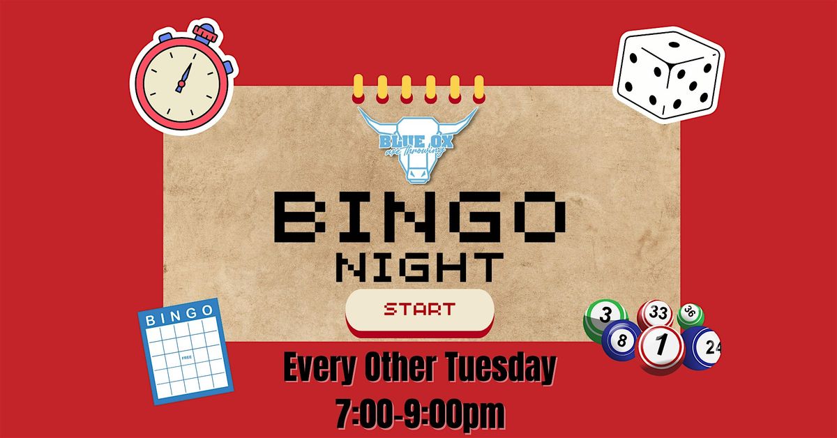 BINGO Night @ Blue Ox Hillsboro!, Blue Ox Axe Throwing - Hillsboro, 2 ...