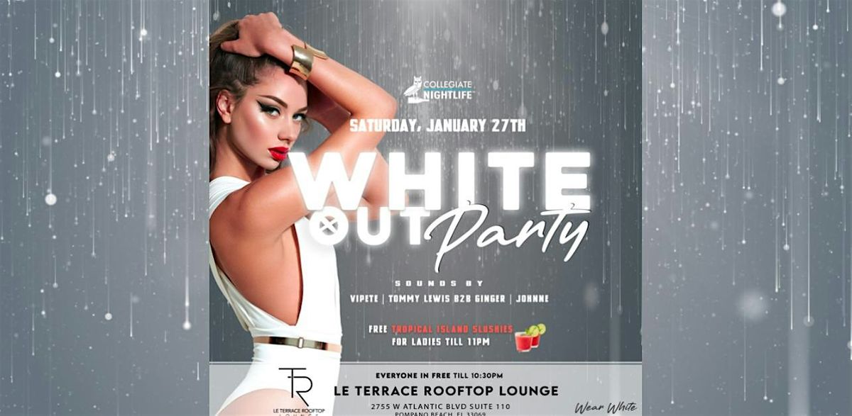 WHITE OUT PARTY @ LE TERRACE ROOFTOP, Le Terrace Rooftop Lounge ...
