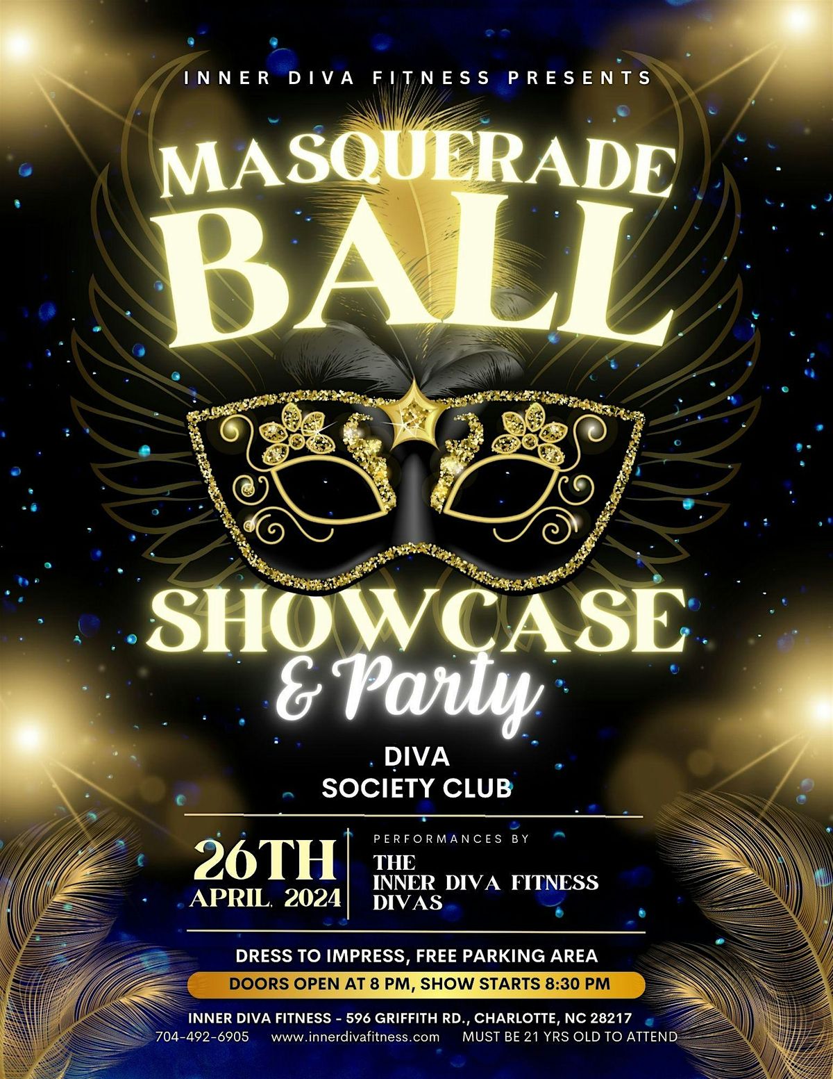 The Masquerade Ball Showcase & Party, 596 Griffith Rd, Charlotte, 26 ...