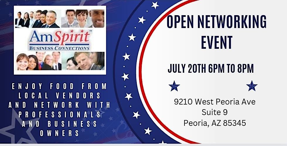 Open Networking Event. Yummy food from local caterers and Networking ...