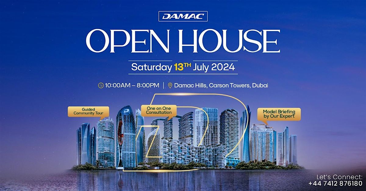 DAMAC UAE LUXURY PROPERTY OPEN HOUSE, Damac Hills - Carson tower B ...
