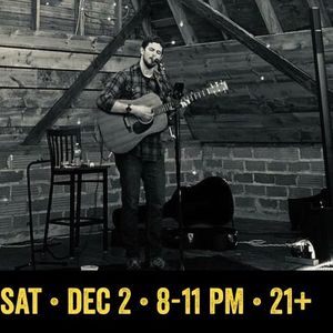 Evan Holcombe at Leons Live, Leon's Garage, Ostrander, December 2 2023 ...