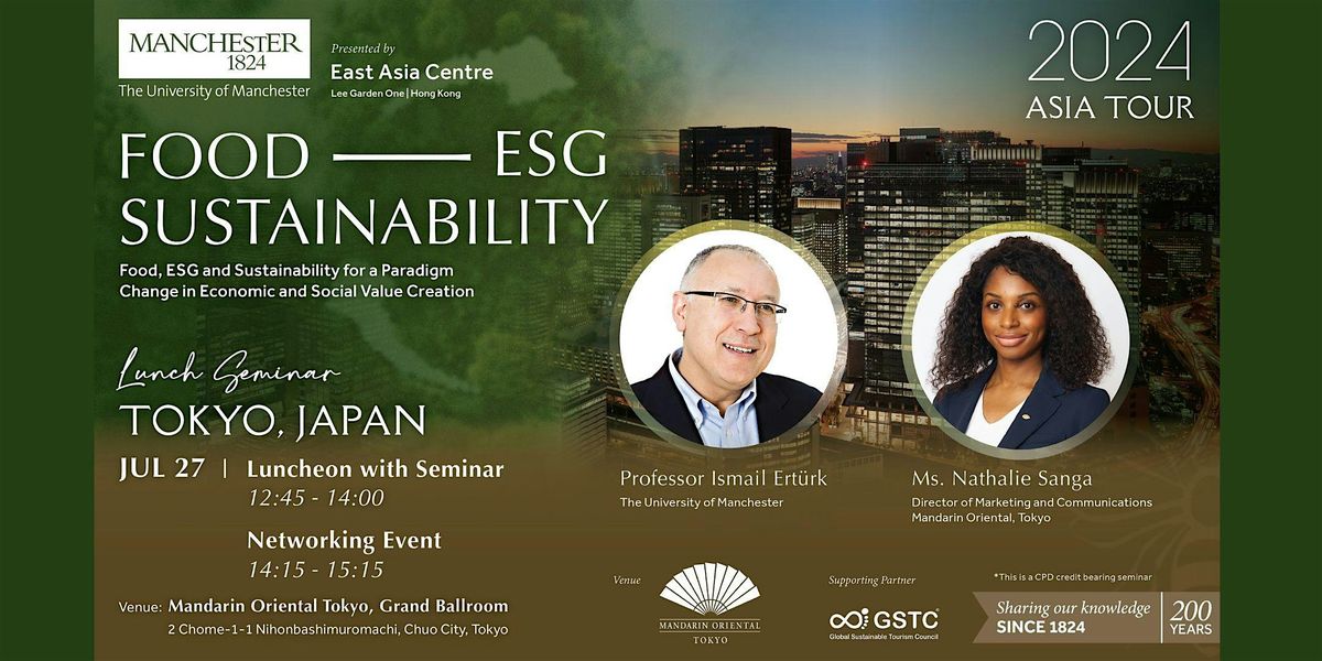 Professor Ismail: Food, ESG and Sustainability Luncheon & Networking ...