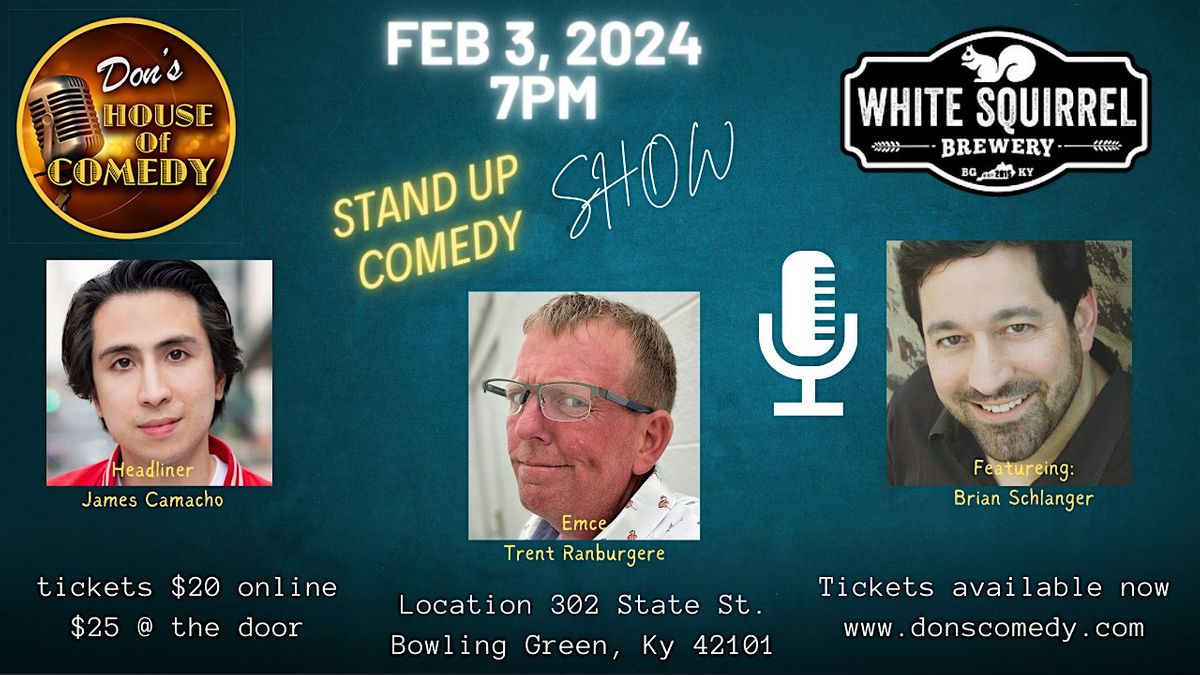 Standup Comedy Show: Headliner James Camacho , Featuring Brian ...