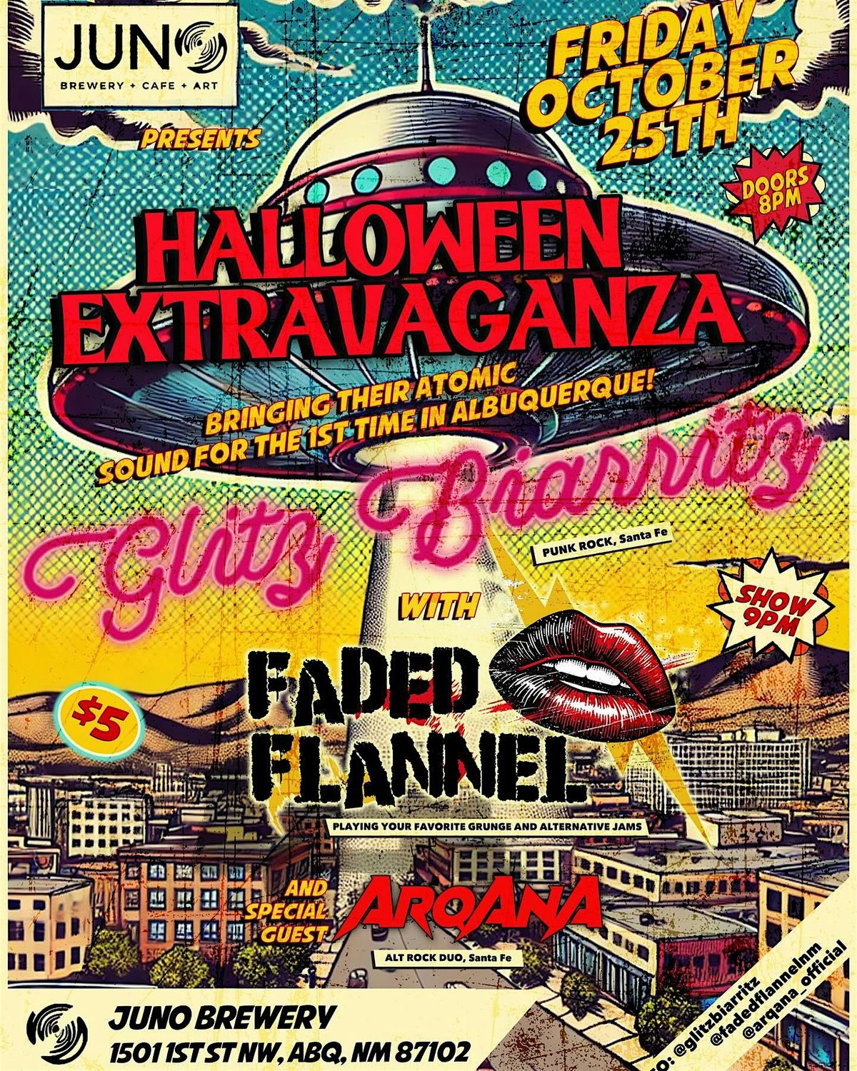 Atomic Halloween Extravaganza Feat. Glitz Biarritz, Faded Flannel ...