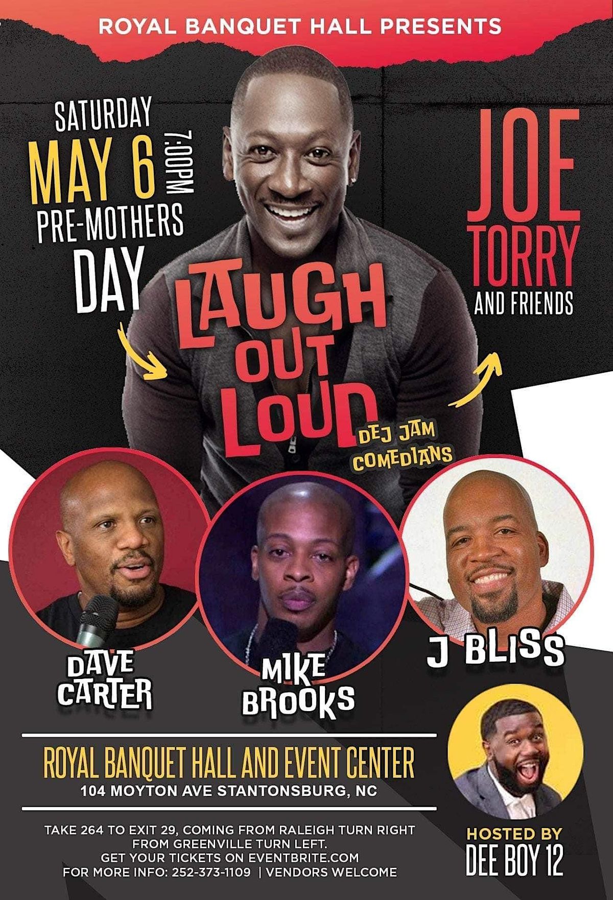 Pre- Mothers Day Laugh Out Loud Def Comedy Jam with Joe Torry and ...
