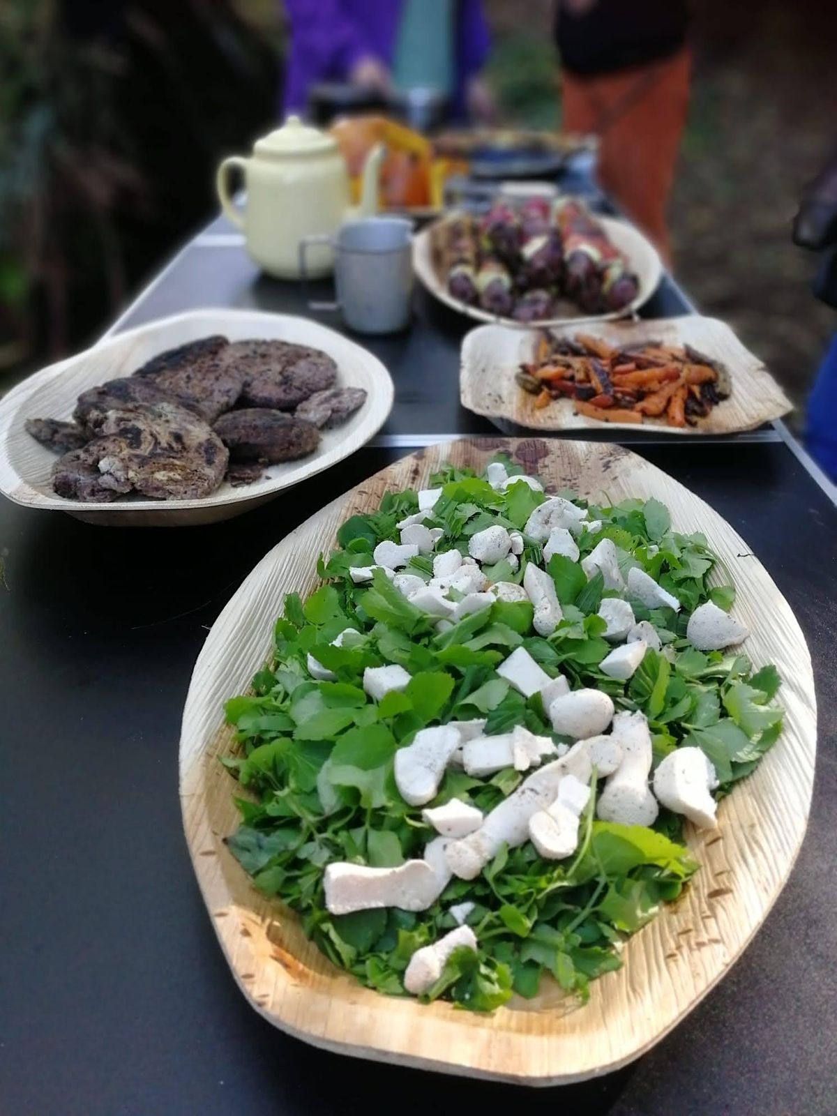 Forage, fire and feast day, Wick Lane, Woolage Green, 5 August 2023 ...