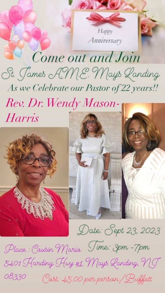 Pastor Wendy Mason-Harris 22nd Pastoral Anniversary, Cousin Mario's ...