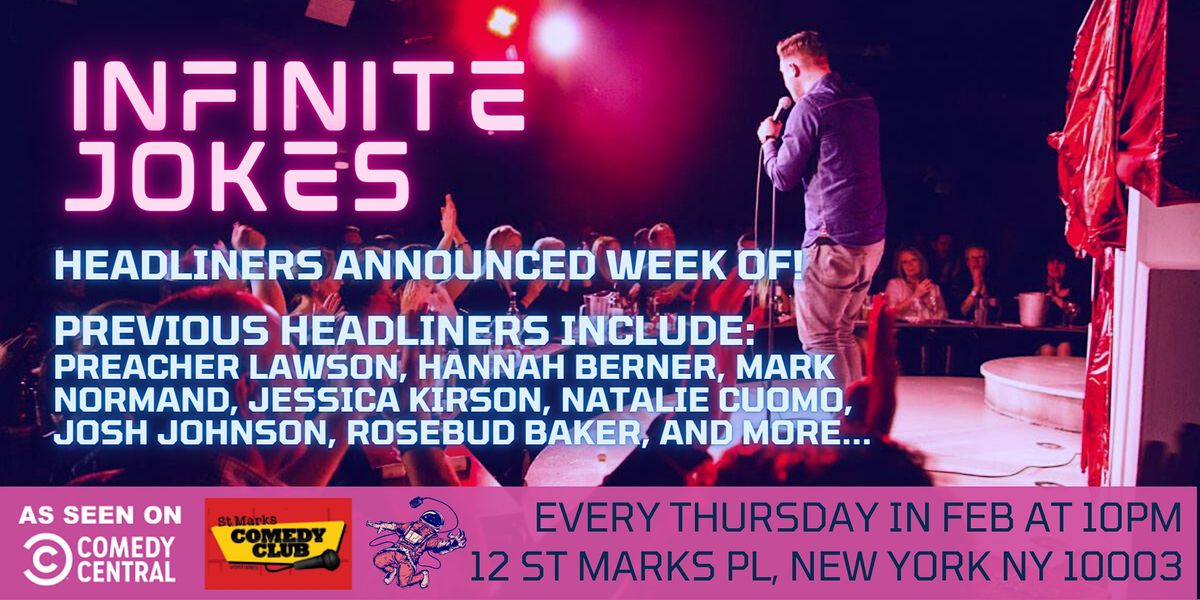 Comedy Show in East Village - Infinite Jokes @ St Marks Comedy Club, St ...