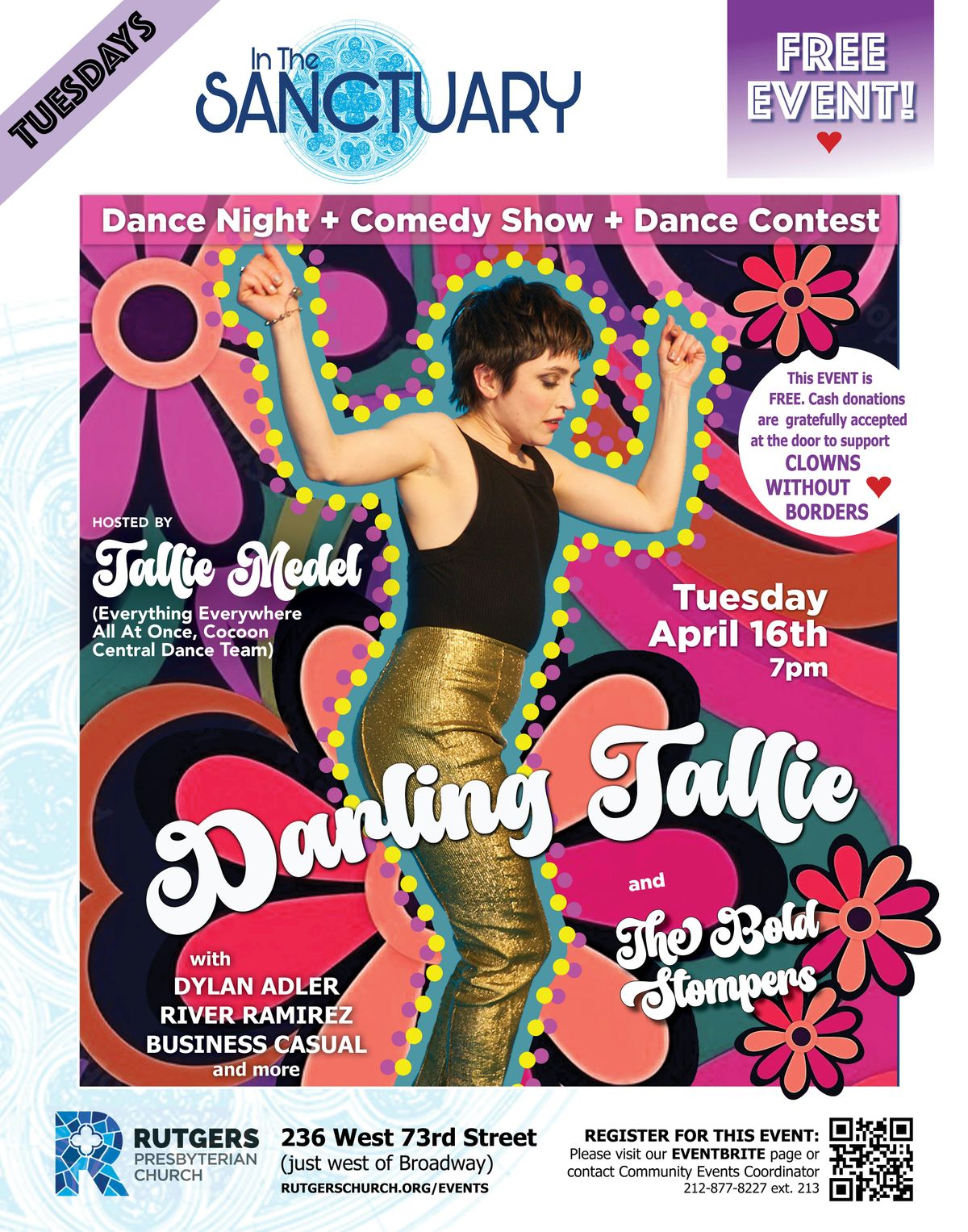 DARLING TALLIE: Dance Party + Comedy Show + Dance Contest, Rutgers ...