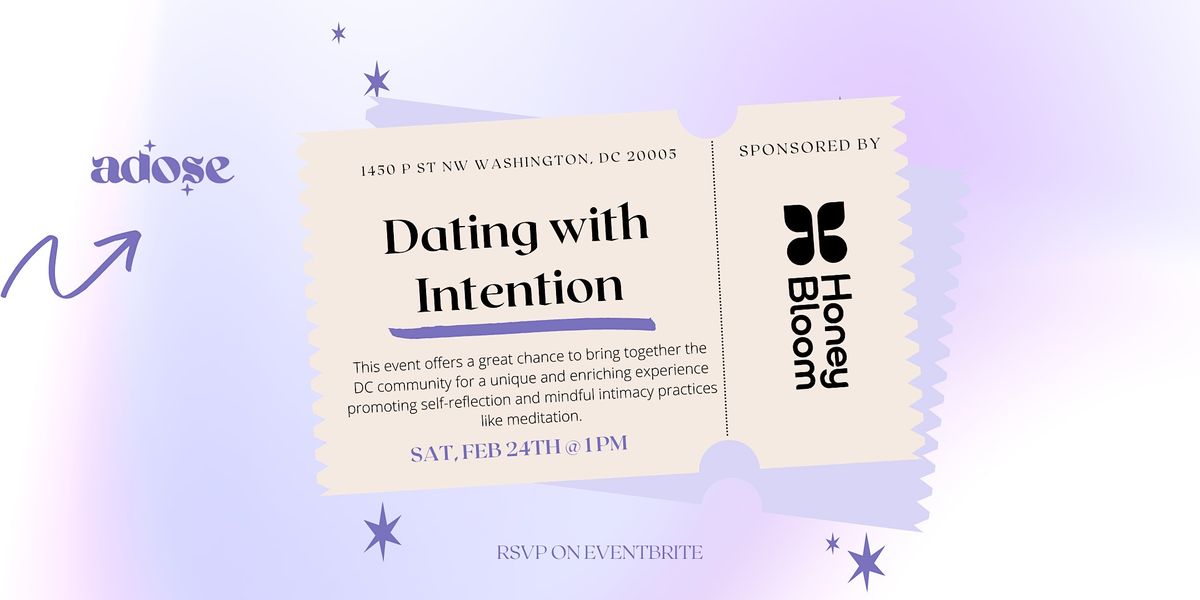 Dating with Intention workshop, Adose Wellness, Washington, 24 February ...