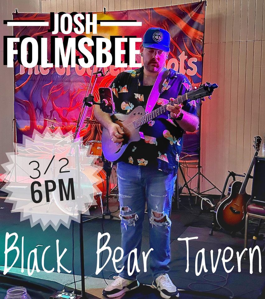Josh Folmsbee, The Black Bear Tavern & Restaurant, Mchenry, 2 March ...