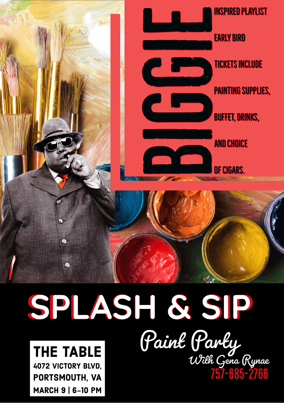 Splash & Sip Paint Party, 4072 Victory Blvd, Portsmouth, 9 March 2024 ...