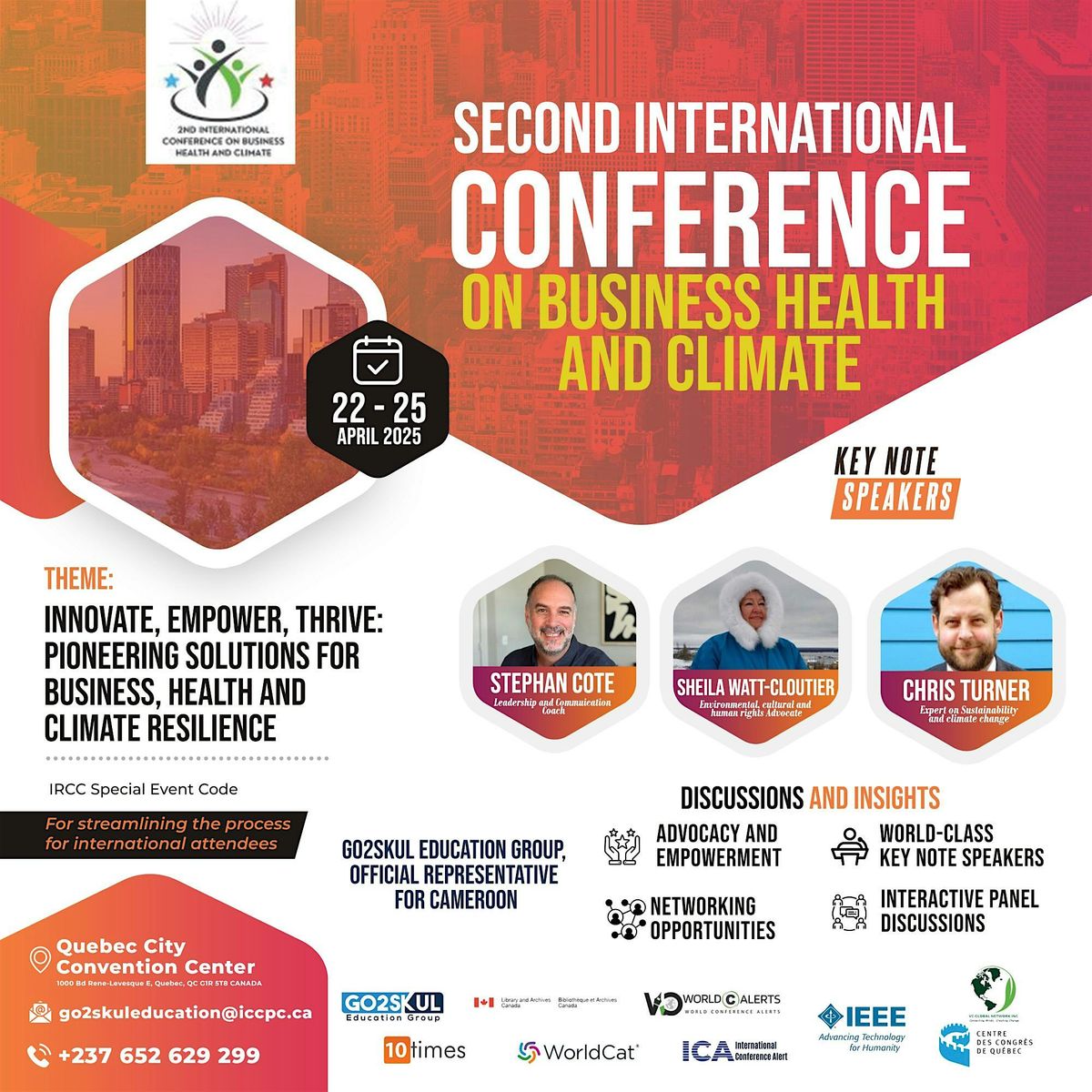 International Conference on Business, Health and Climate, Québec City ...