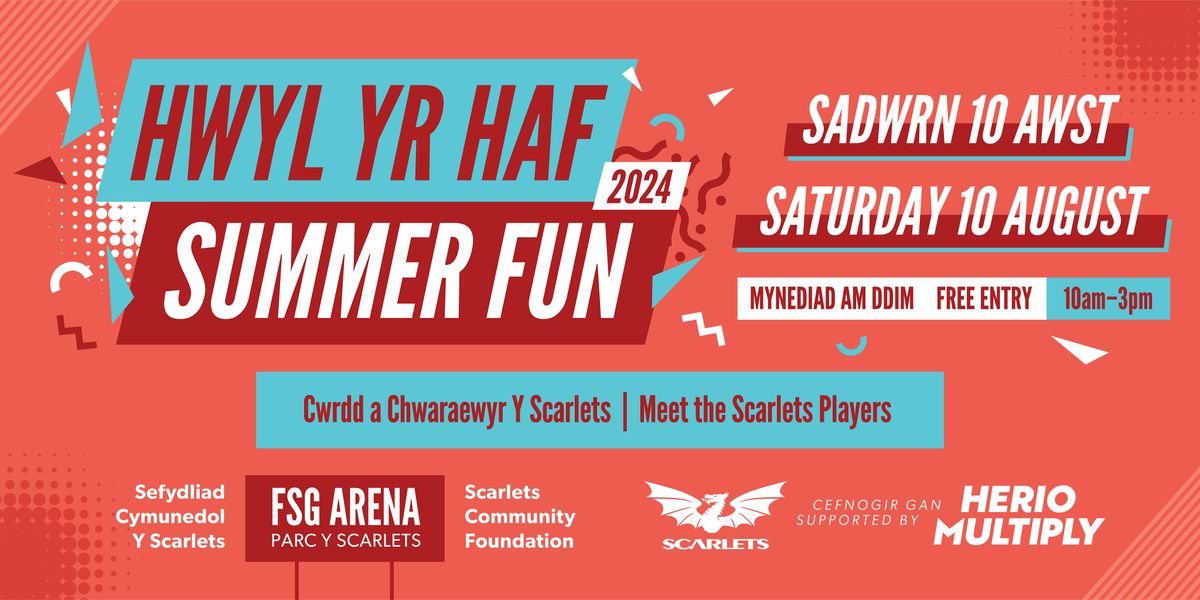 Hwyl yr Haf / Summer Fun, Parc y Scarlets, Llanelli, 10 August 2024 ... Hwyl yr Haf / Summer Fun, Parc y Scarlets, Llanelli, 10 August 2024 ...