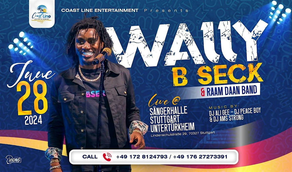 WALLY SECK AND RAAM DAAN BAND LIVE IN STUTTGART, Sängerhalle Stuttgart ...