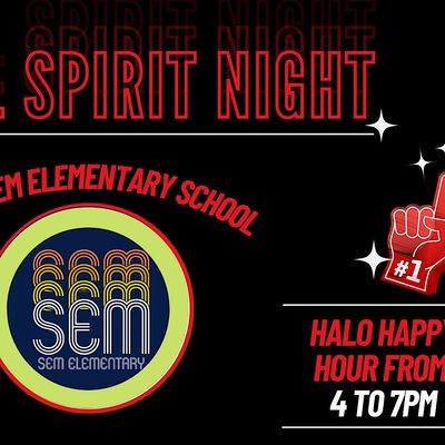 School Spirit Night - SEM Elementary PTA, Halo Pizzeria, Frisco, 16 ...
