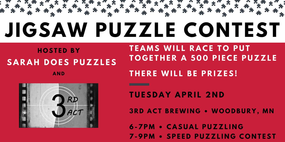 3rd Act Craft Brewery Jigsaw Puzzle Contest, 3rd Act Craft Brewery ...