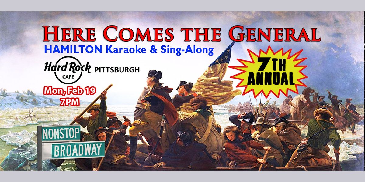 Nonstop Broadways Hamilton Karaoke & Sing-Along, Hard Rock Cafe ...