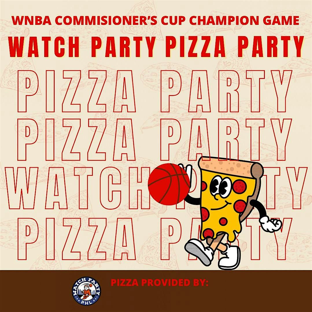 WNBA Watch Party Pizza Party, Stir Lounge, Philadelphia, 25 June 2024 ...