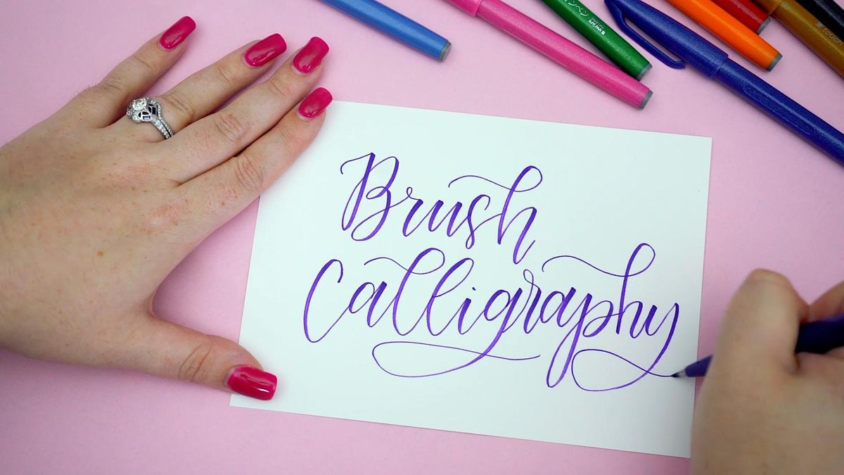 5/18/23 Brush Calligraphy Workshop at Smitten Boutique, Smitten ...