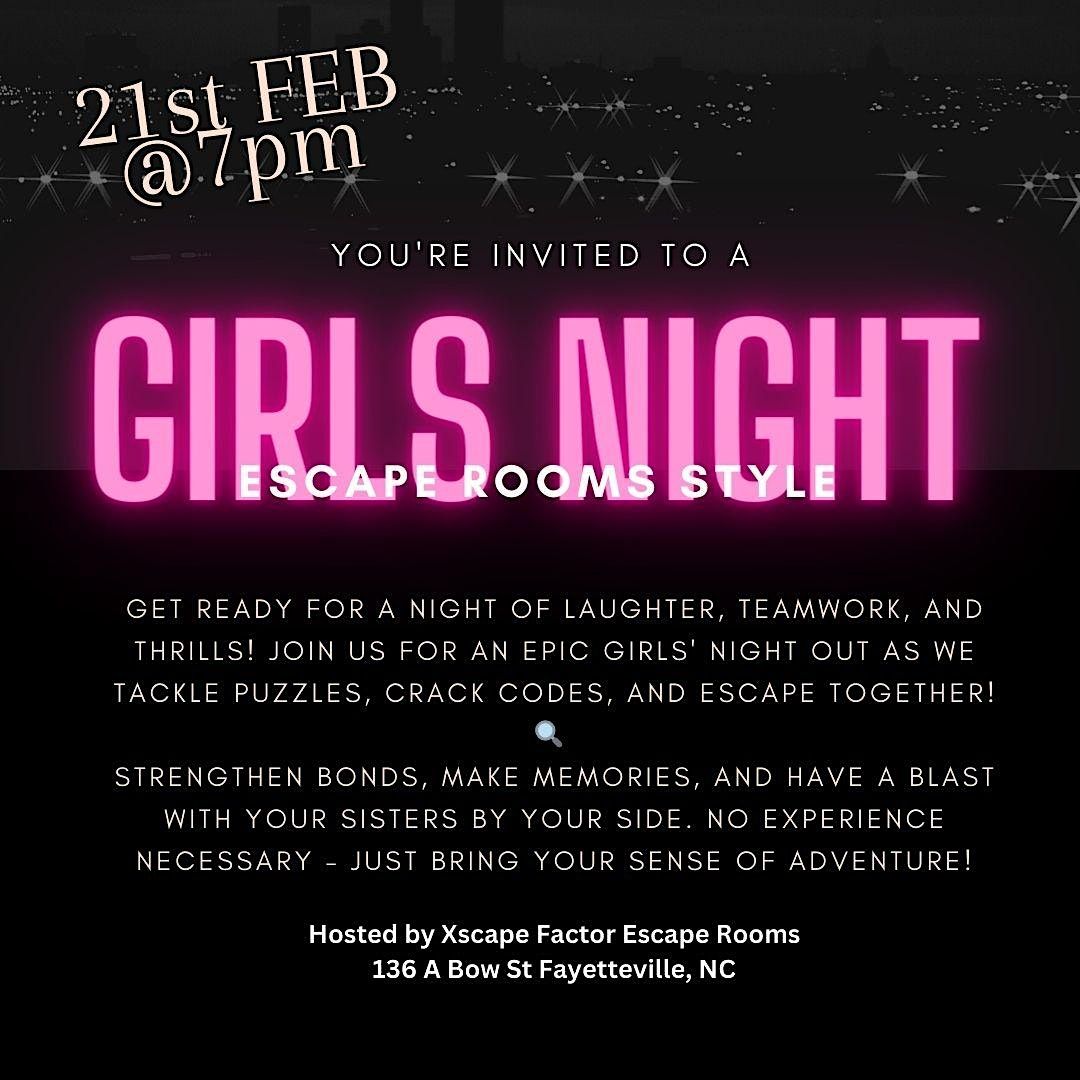 GIRLS NIGHT OUT ~ESCAPE ROOM EDITION, Xscape Factor-Escape Rooms ...