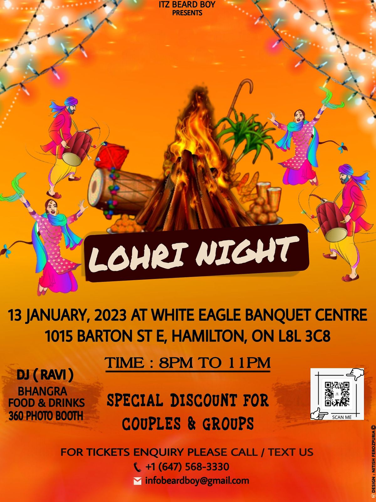 Lohri Night 2023, White Eagle Banquet Centre, Hamilton, 13 January 2023 ...