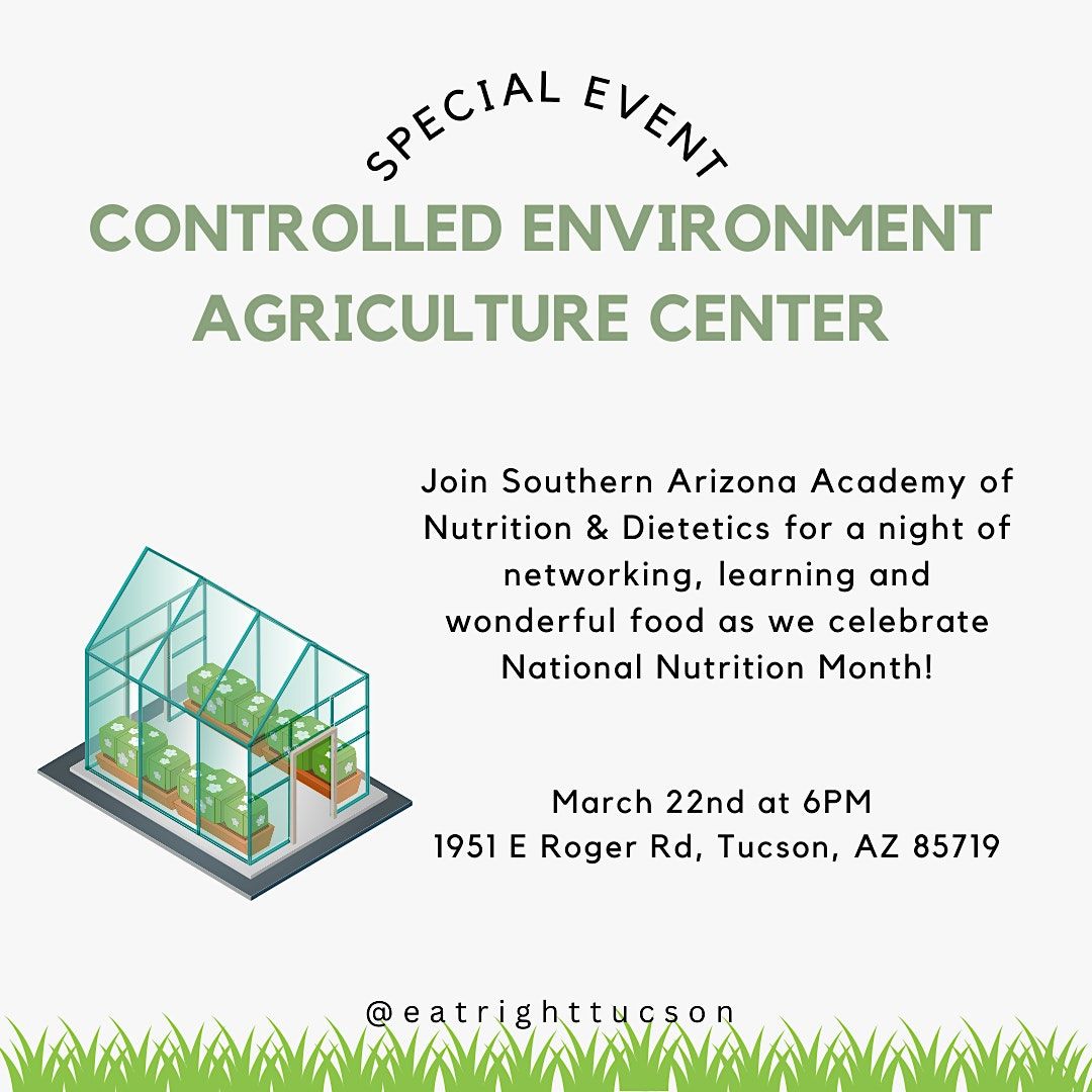National Nutrition Month Event at CEAC, Controlled Environment ...