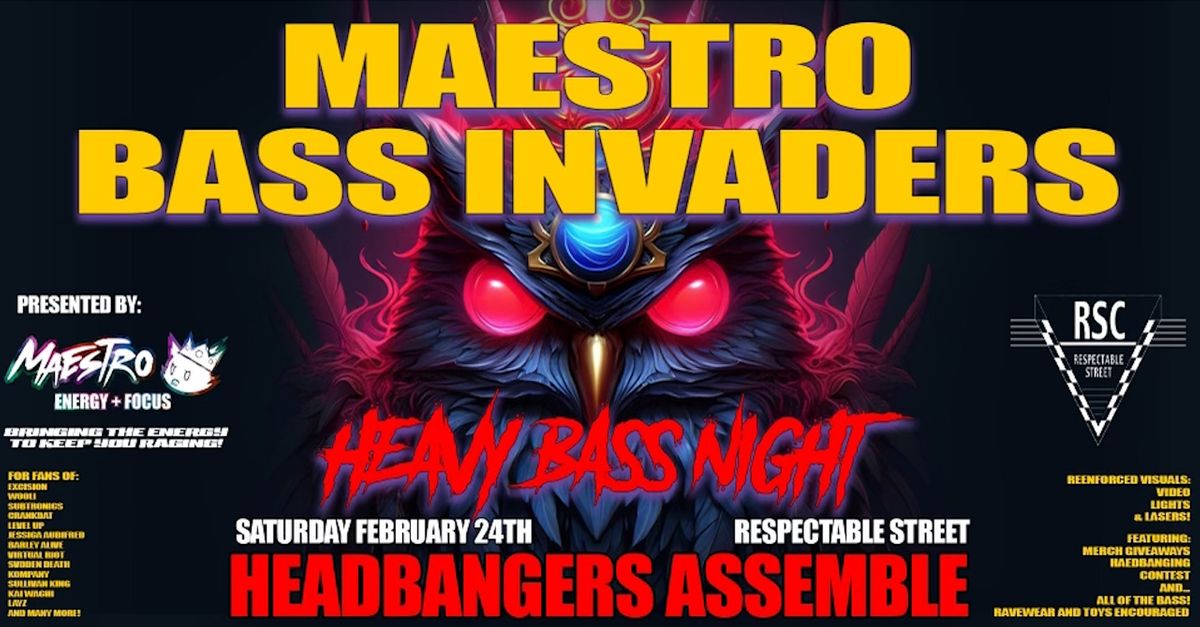 Maestro Bass Invaders, Respectable Street, West Palm Beach, 24 February ...