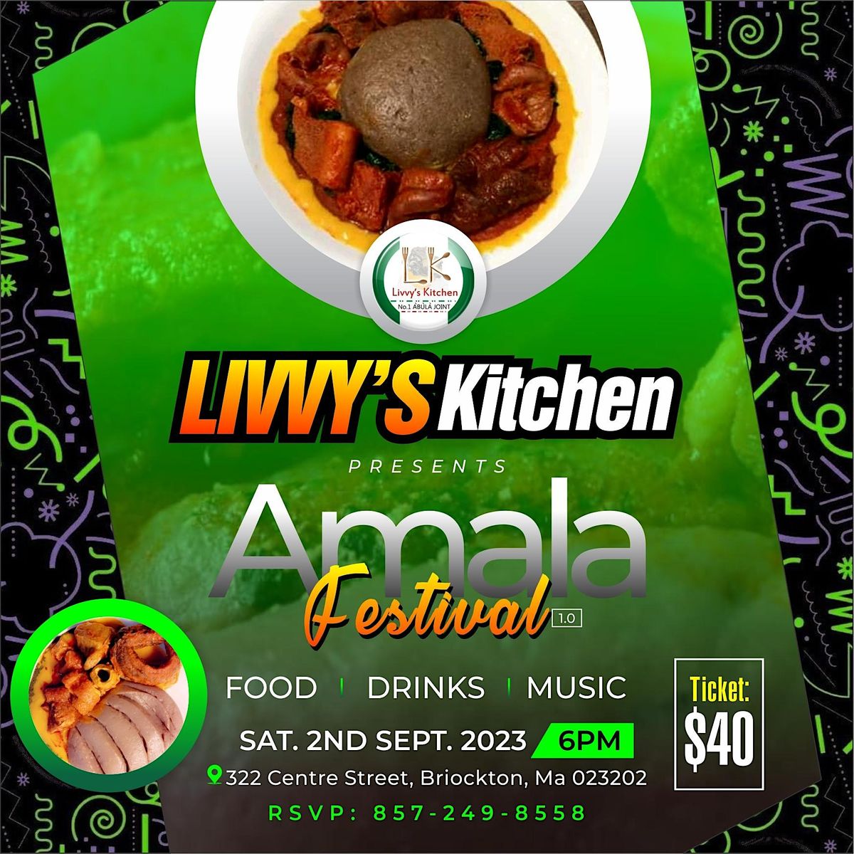 Amala Festival, 322 Centre Street, Brockton, MA, USA, 2 September 2023 ...