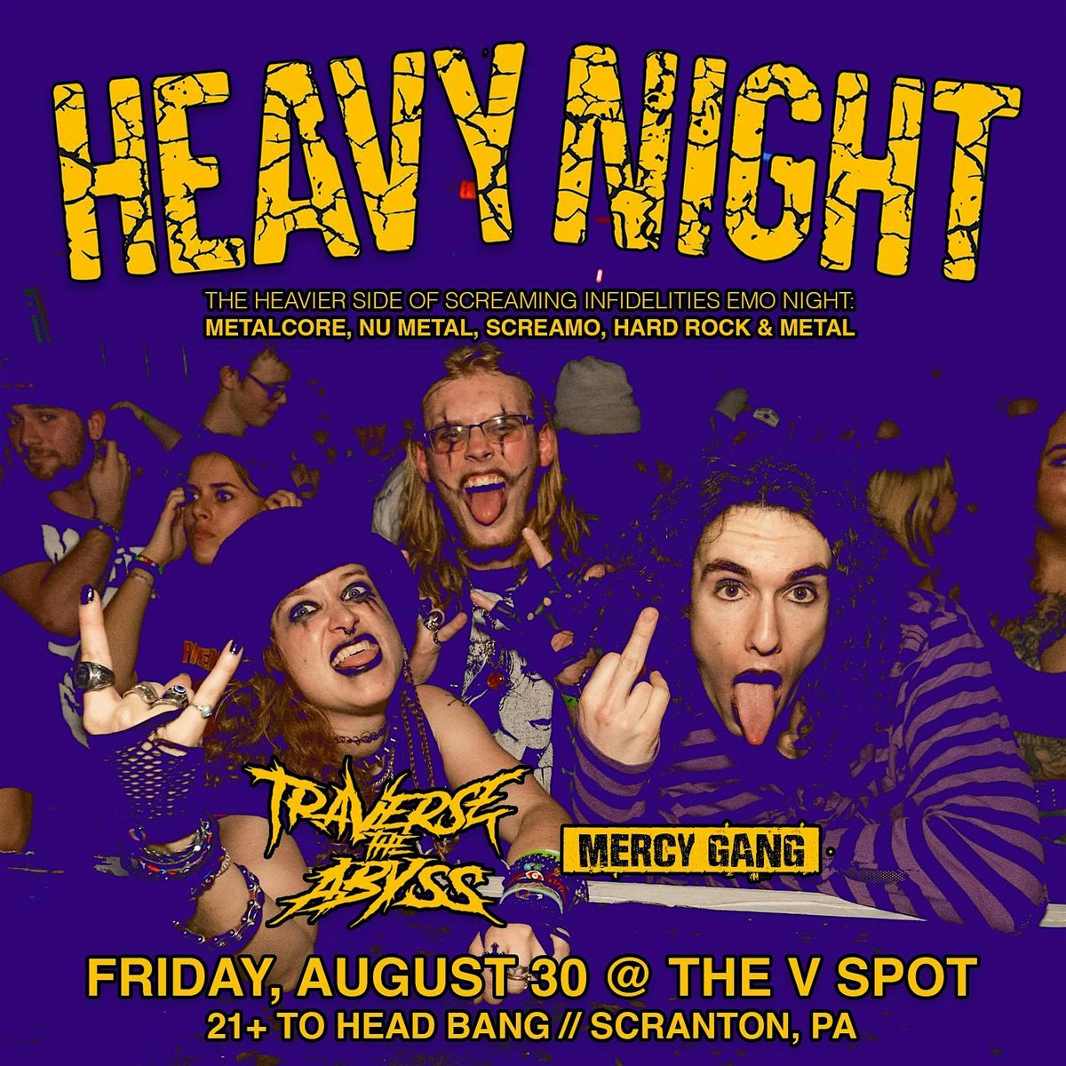 Heavy Night at The V Spot, The V Spot Bar, Scranton, 30 August 2024 ...