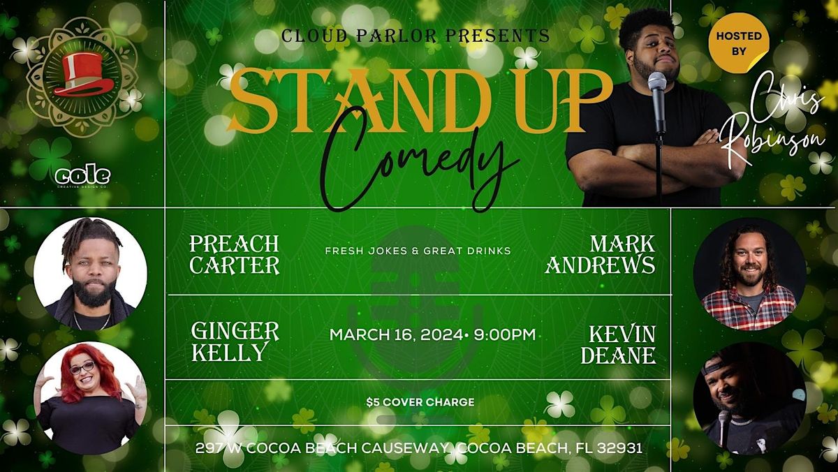 Comedy Show hosted by Chris Robinson, Cloud Parlor Speakeasy Cafe ...