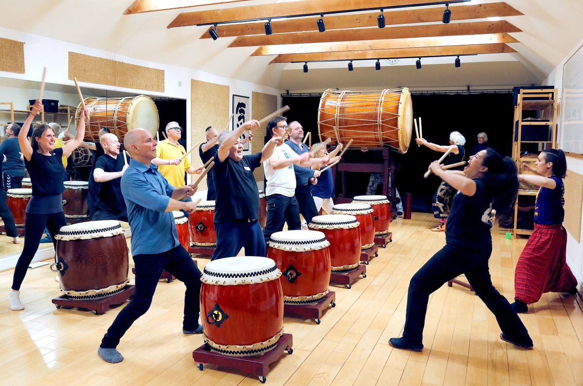 Taiko Drumming 8-week course at the Dojo (nr Strathaven), Mugen Taiko ...