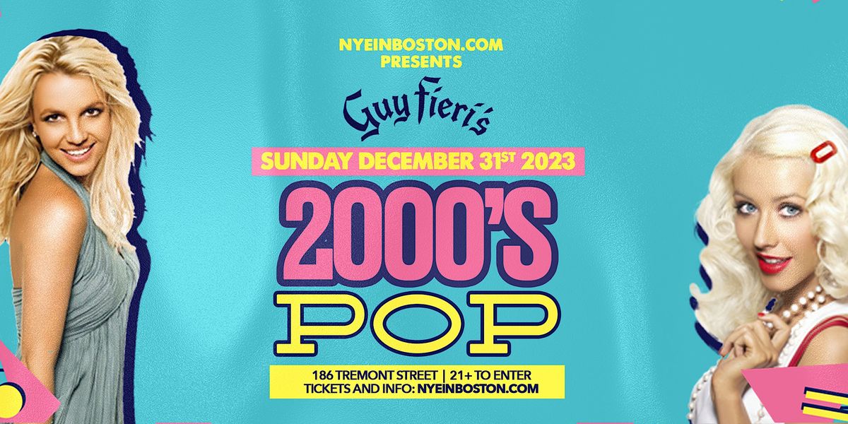 New Years Eve at Guy Fieris Boston: 2000s Pop, Guy Fieri's Boston ...