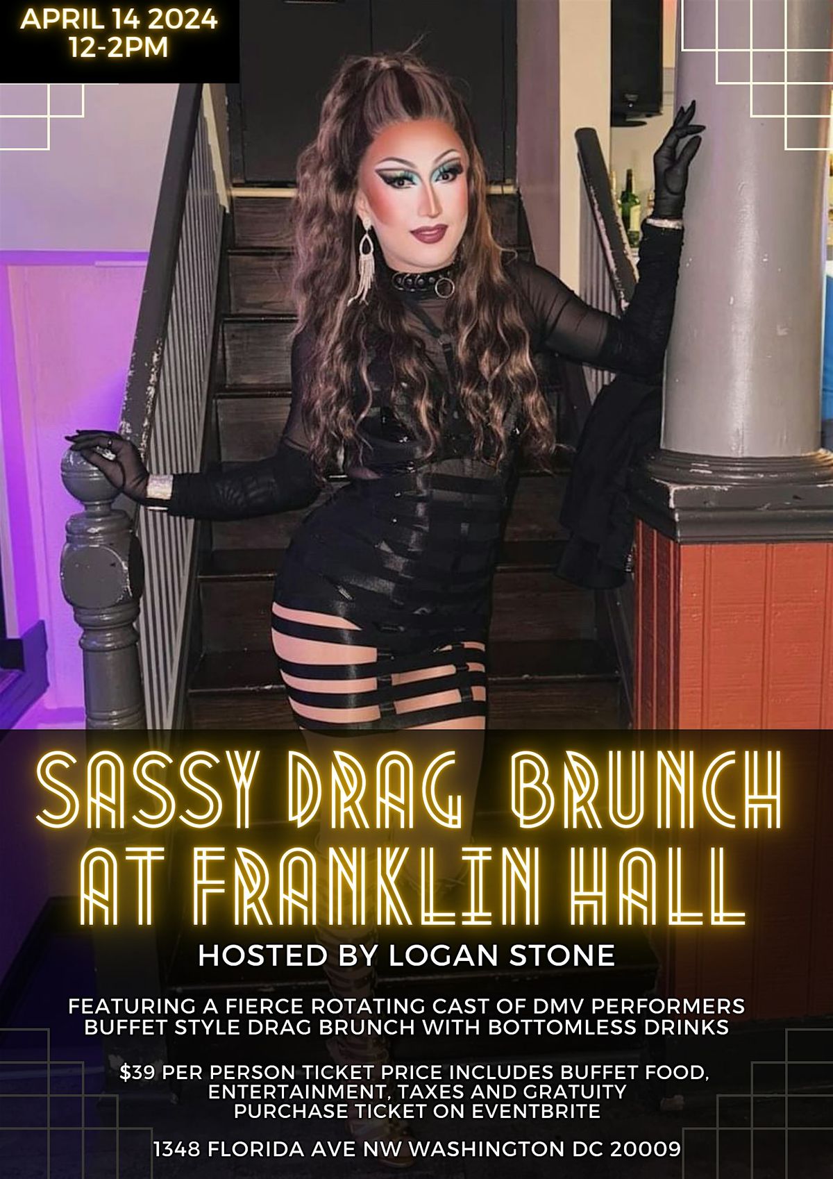 Sassy Drag Brunch, Franklin Hall, Washington, 14 April 2024 | AllEvents.in