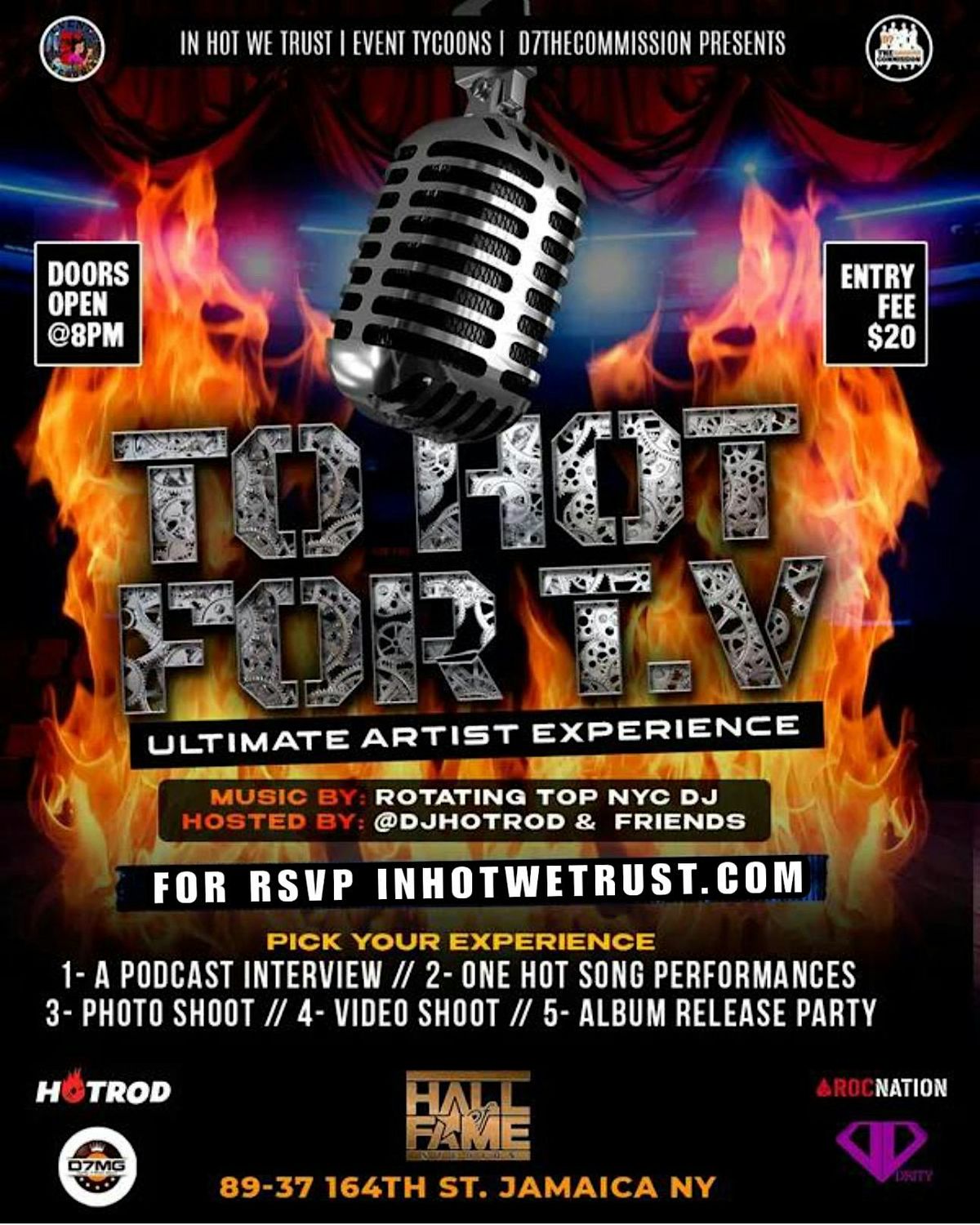 Too Hot For Tv Tuesdays Industry Mixer Content Event, Hall of Fame ...