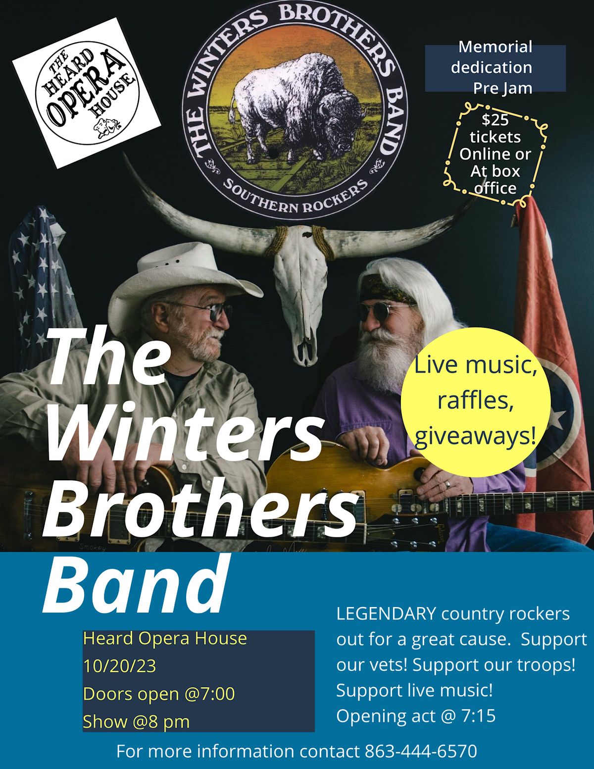 The Winters Brothers Band Memorial Dedication Pre Jam, 106 W Oak St ...